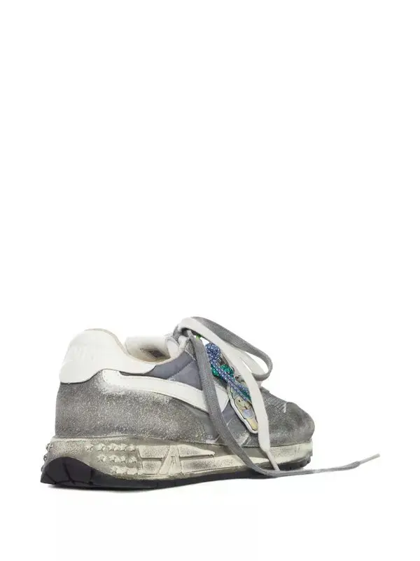 AUTRY Reelwind Super Vintage Panelled Distressed Sneakers - Grey