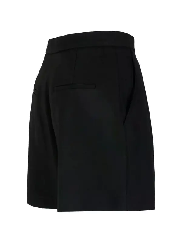Elisabetta Franchi Chain-embellished Gabardine Shorts - Black