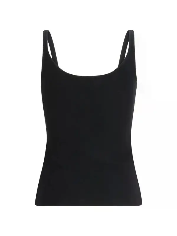 Off-White Ribbed Tank Top