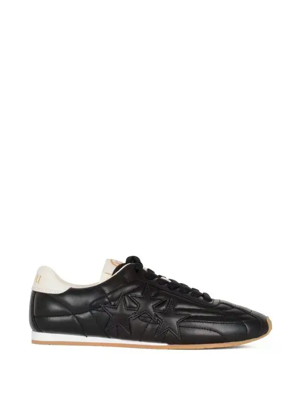 Amiri Pacific Flat Star Quilted Leather Sneakers - Black