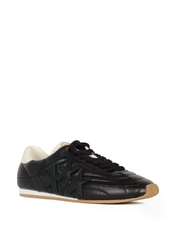 Amiri Pacific Flat Star Quilted Leather Sneakers - Black