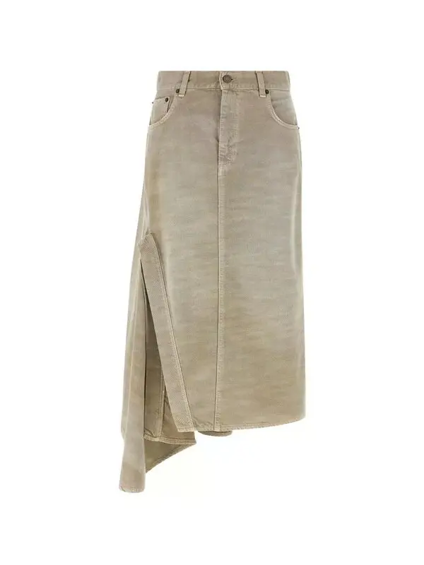 HAIKURE Panel Construction Asymmetric Skirt