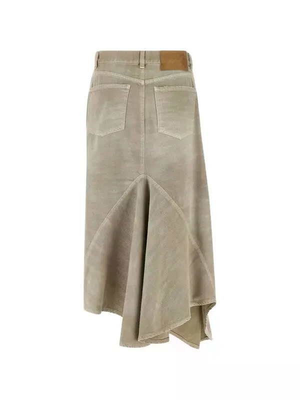 HAIKURE Panel Construction Asymmetric Skirt