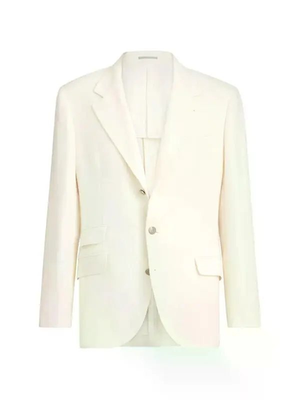 Brunello Cucinelli Single-breasted Blazer - Neutrals