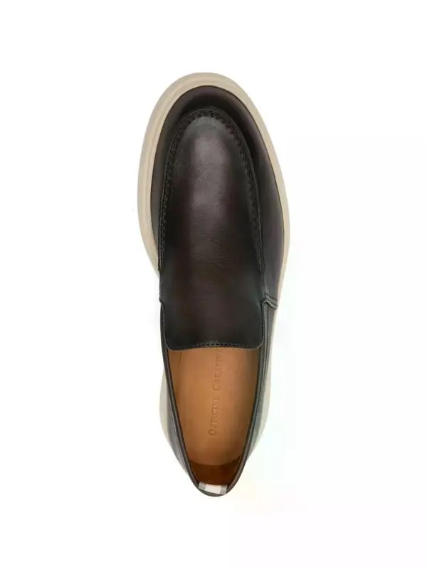 Officine Creative Bones Slip-on Loafers - Brown