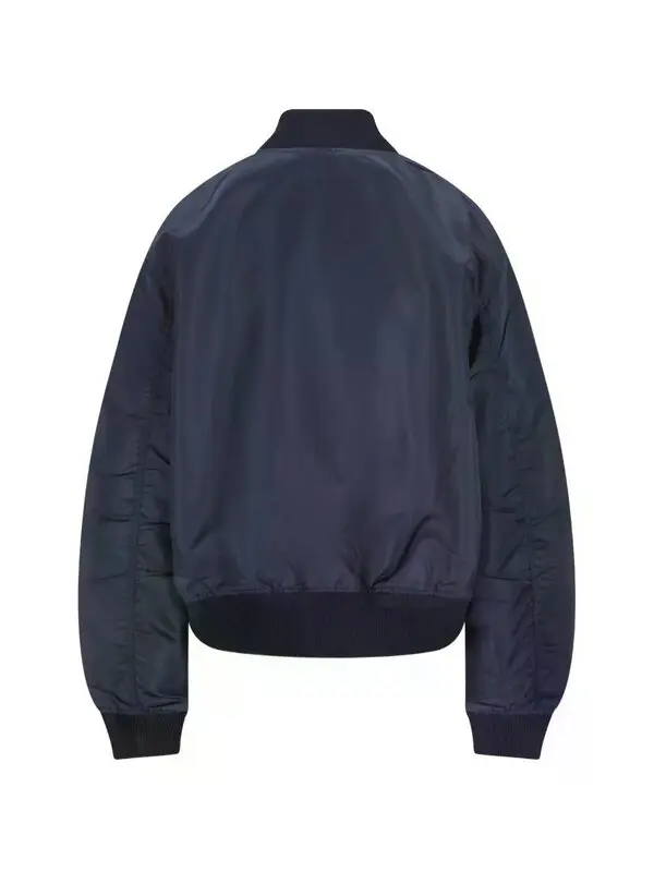 Prada Logo-plaque Bomber Jacket