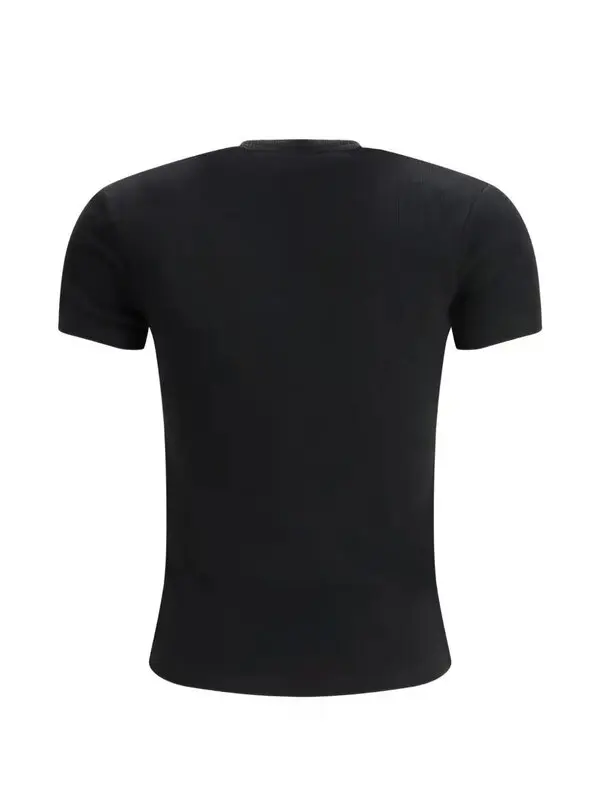 Off-White Ribbed T-shirt - Black