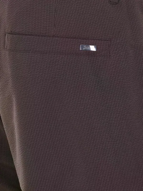 Herno Pleated Shorts - Brown