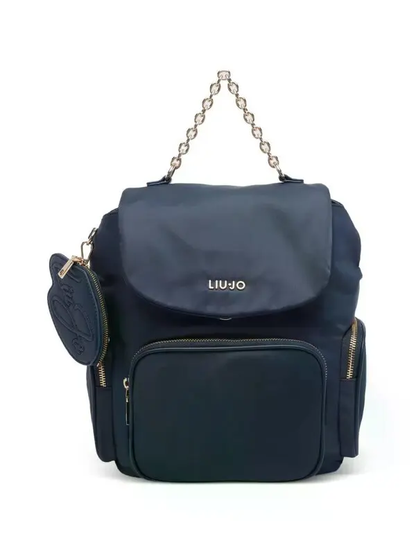 Liu Jo Logo Push-lock Backpack - Blue