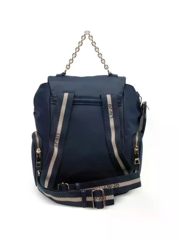 Liu Jo Logo Push-lock Backpack - Blue