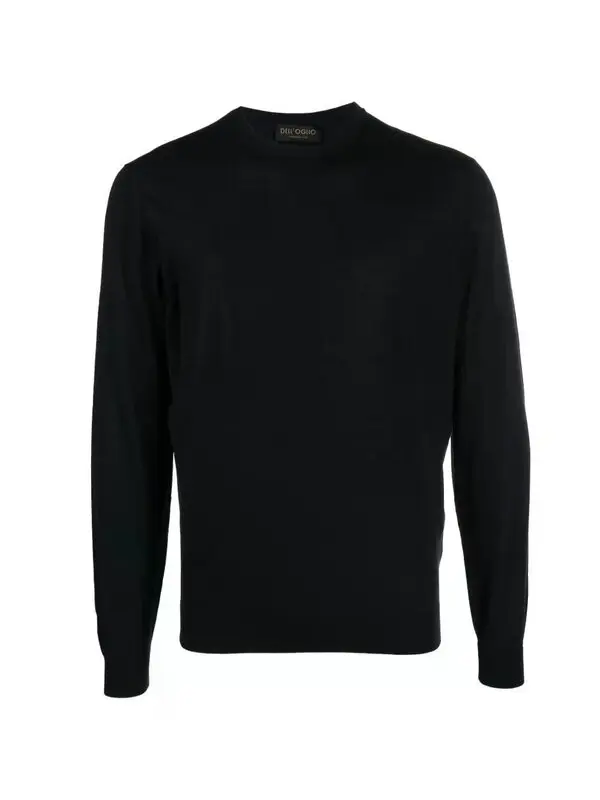 DELL'OGLIO Merino Wool Crew Neck Jumper