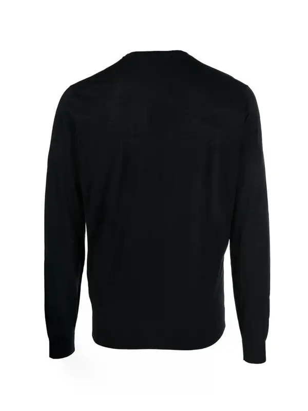 DELL'OGLIO Merino Wool Crew Neck Jumper