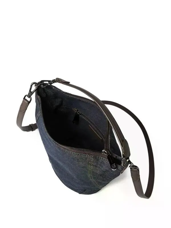 Brunello Cucinelli Bc Duo Denim Bucket Bag - Blue