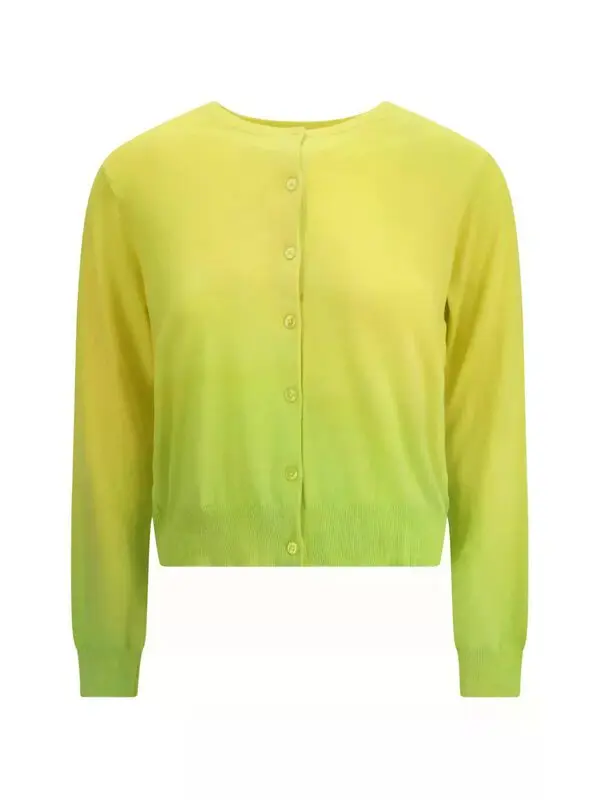 MIRROR IN THE SKY Ombre Buttoned Cardigan