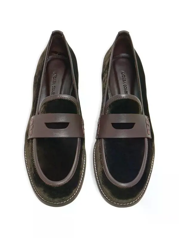 ANDREA GOMEZ Camila Cut-out Loafers