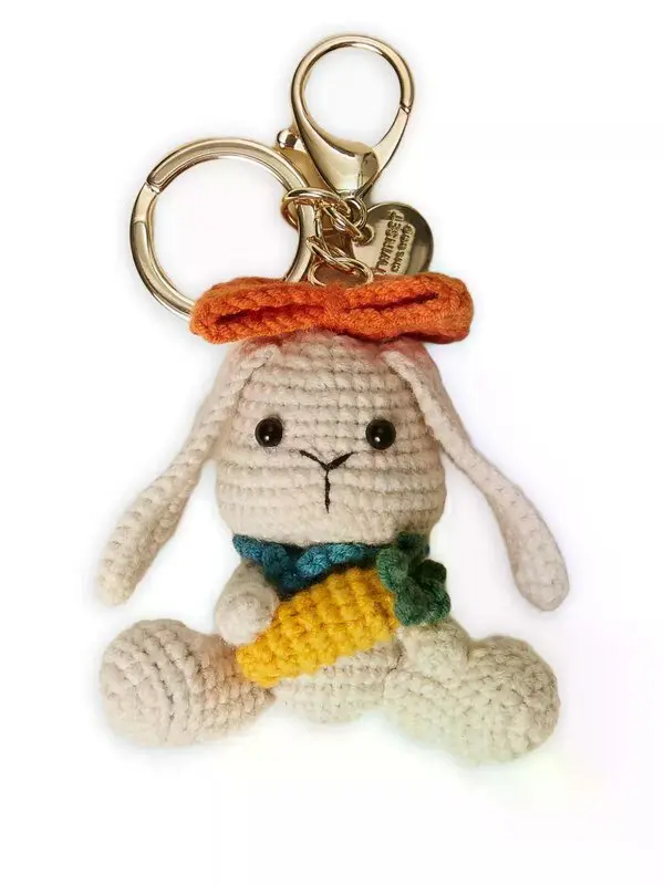 TWINSET Rabbit Design Keychain - Gold