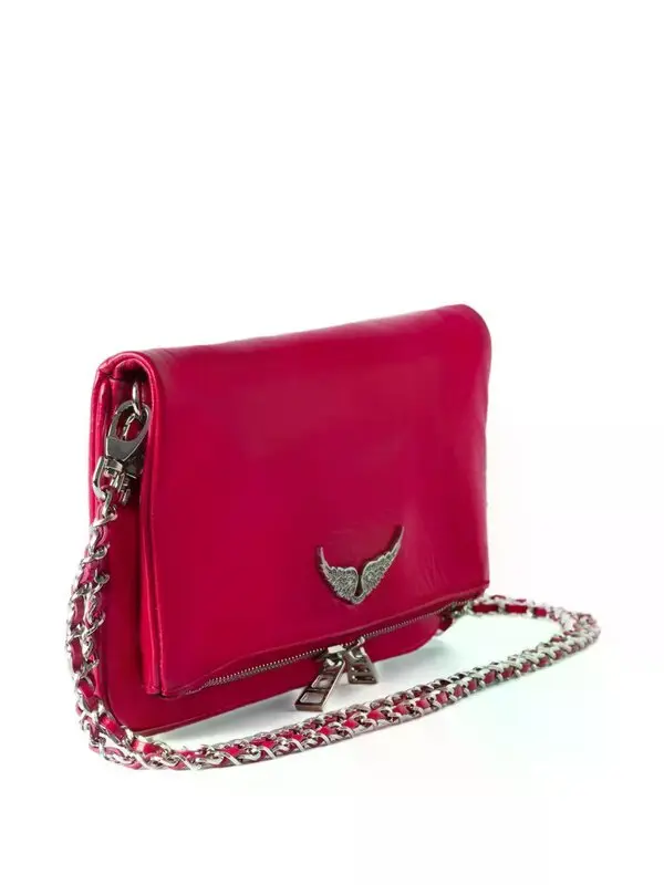 Zadig&Voltaire Rock Leather Crossbody Bag - Pink