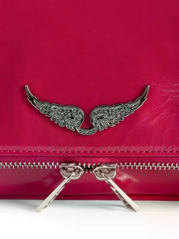 Zadig&Voltaire Rock Leather Crossbody Bag - Pink