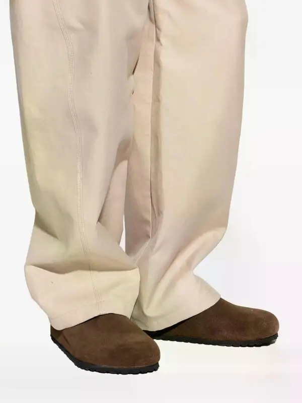 BIRKENSTOCK Buckle Suede Mules