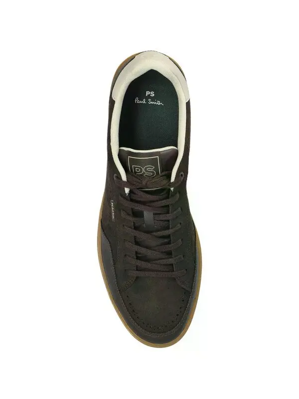 Paul Smith Perforated Lace-up Sneakers - Brown