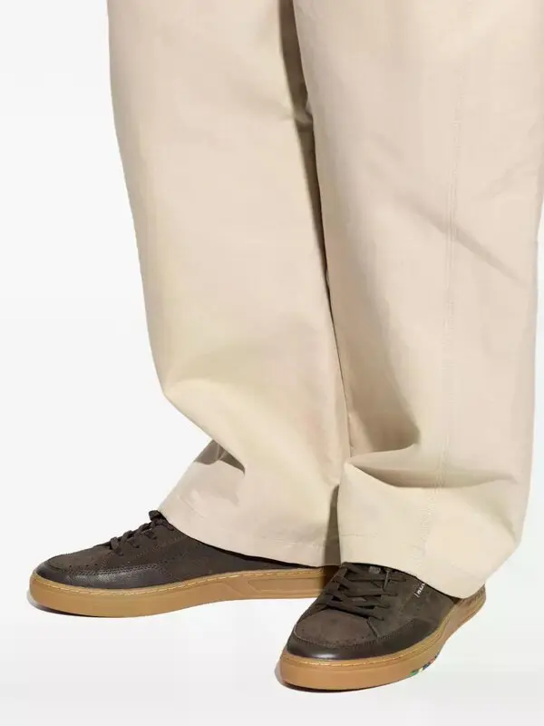 Paul Smith Perforated Lace-up Sneakers - Brown