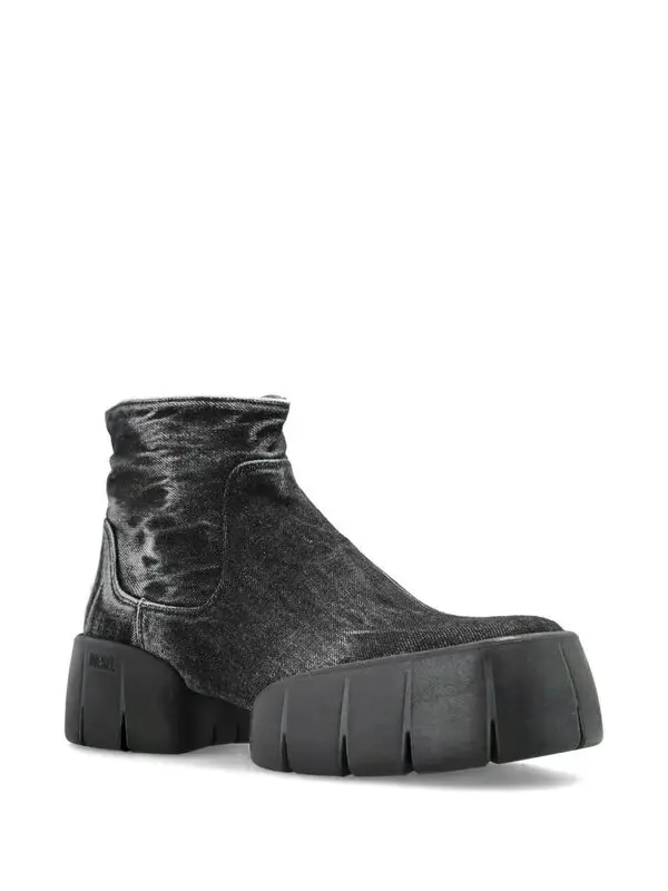DIESEL® D-tex Platform Ankle Boots