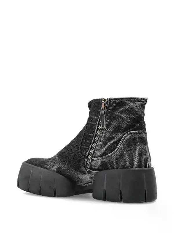 DIESEL® D-tex Platform Ankle Boots