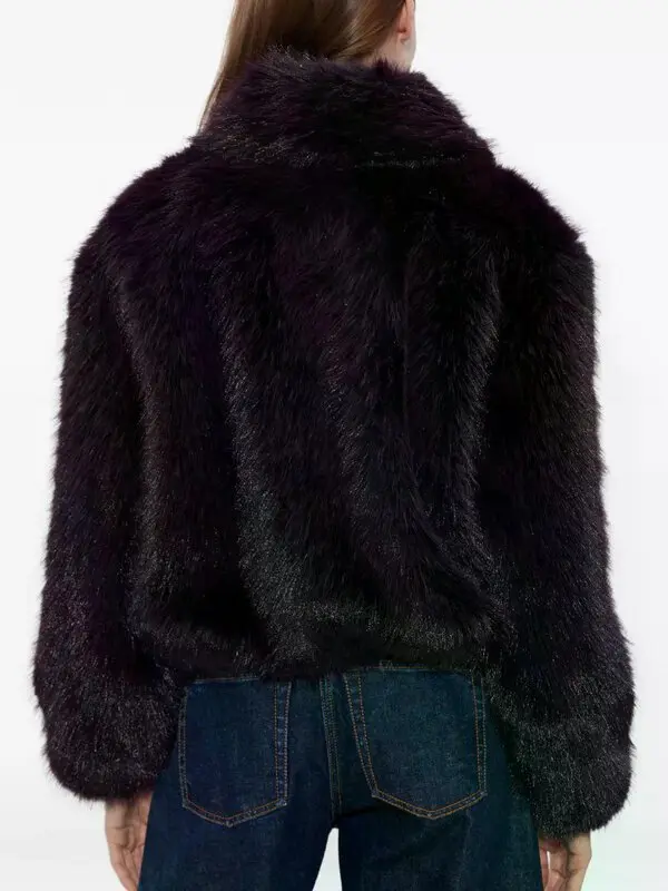 Kate Spade New York Faux-fur Collar Cropped Jacket