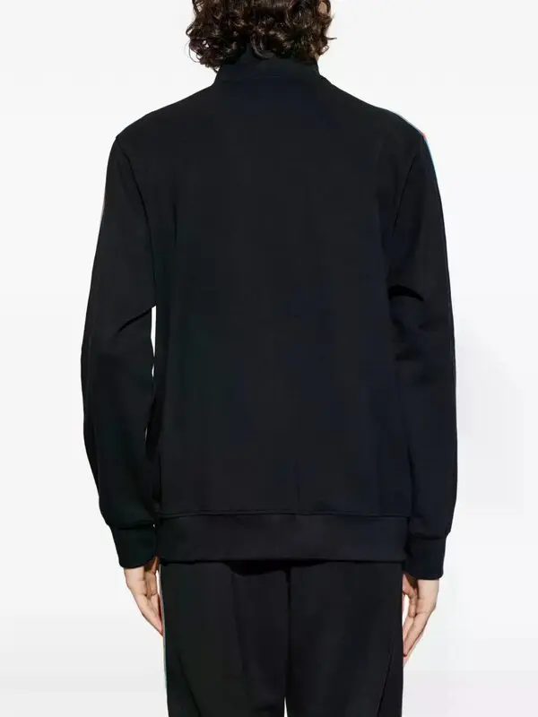 Paul Smith Striped Sleeve Zip Sweatshirt