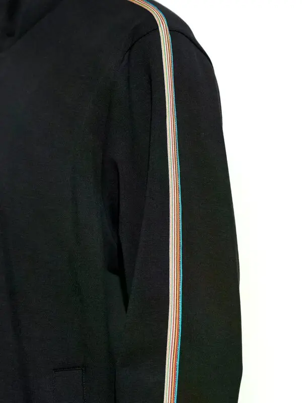 Paul Smith Striped Sleeve Zip Sweatshirt