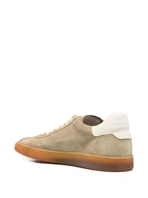 Officine Creative Halo Panelled Suede Sneakers