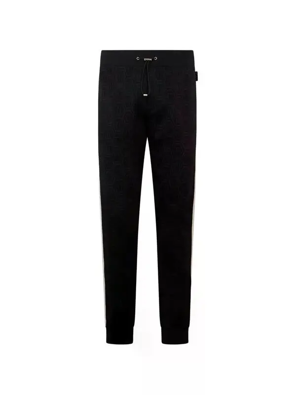 Philipp Plein Jacquard Monogram Track Pants - Black