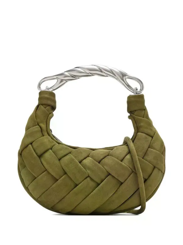 Jw Pei Woven Top-handle Shoulder Bag - Green