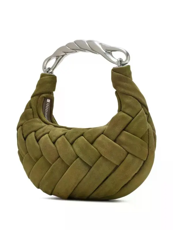 Jw Pei Woven Top-handle Shoulder Bag - Green