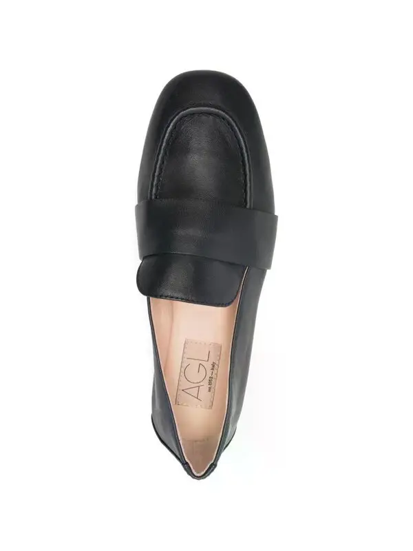Agl Marienne Cross-strap Loafers