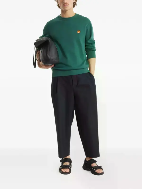 Maison Kitsuné Fox Head Sweatshirt - Green