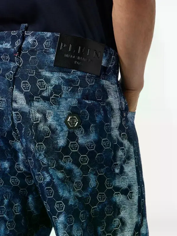 Philipp Plein Monogram Denim Jeans