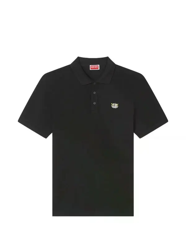 Kenzo Logo-appliqué Cotton Polo Shirt