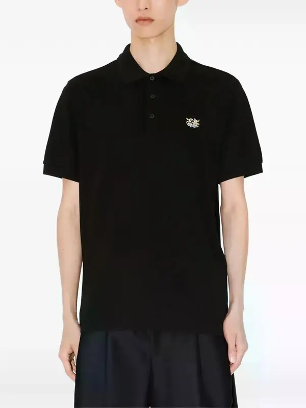 Kenzo Logo-appliqué Cotton Polo Shirt