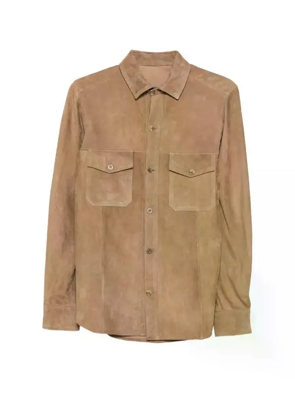 RIFUGIO Buttoned Pocket Shirt - Brown