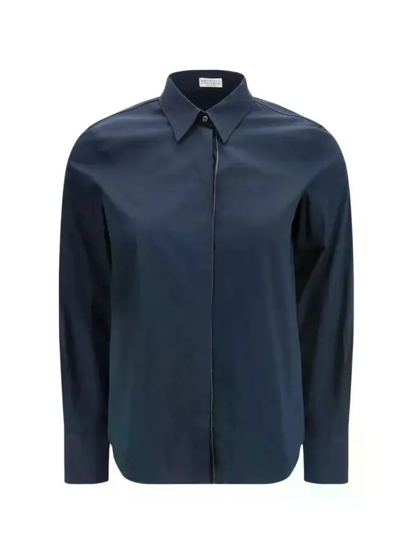 Brunello Cucinelli Chain-trim Shirt