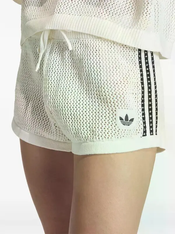 Adidas Crochet 3-stripes Shorts
