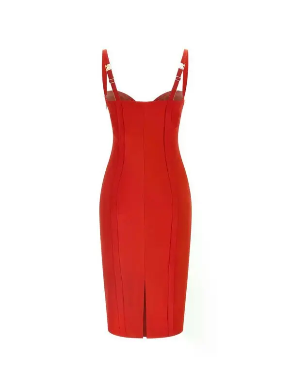Elisabetta Franchi Bustier Midi Dress