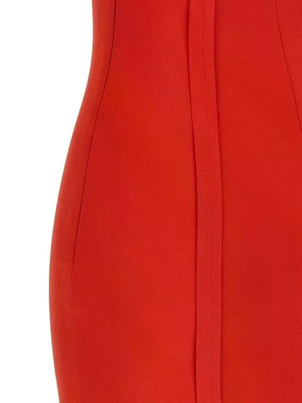Elisabetta Franchi Bustier Midi Dress