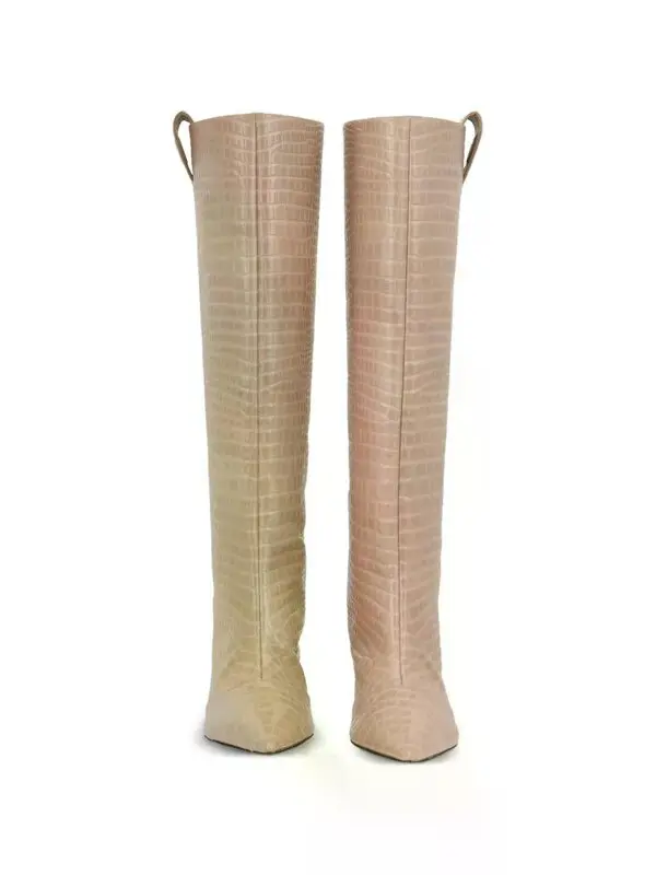 Philipp Plein Croco-print Boots - Neutrals