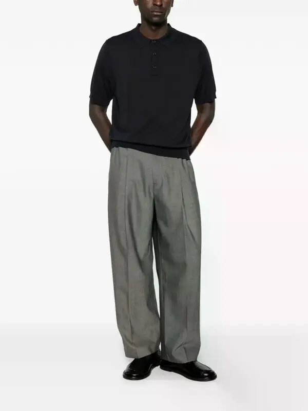 Studio Nicholson Arieta Button Short-sleeve Polo Shirt