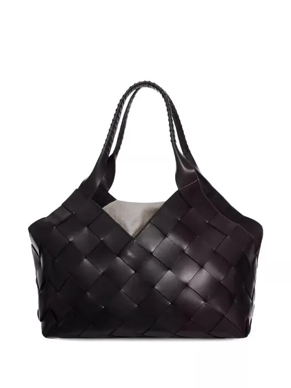 Dragon Diffusion Braided-handle Tote Bag - Black