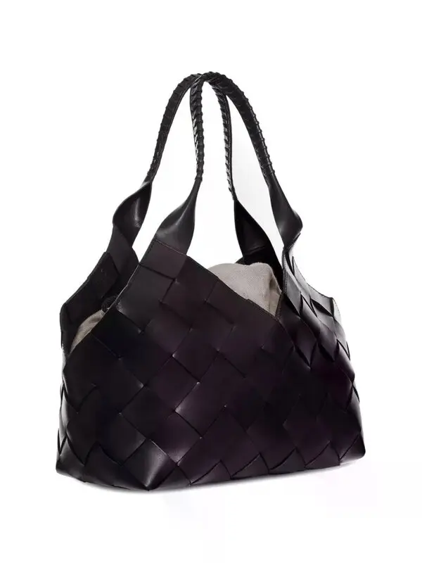 Dragon Diffusion Braided-handle Tote Bag - Black