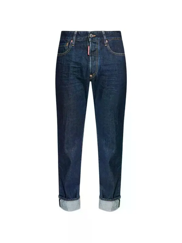 Dsquared2 Tomboy Cuffed-hem Jeans - Blue