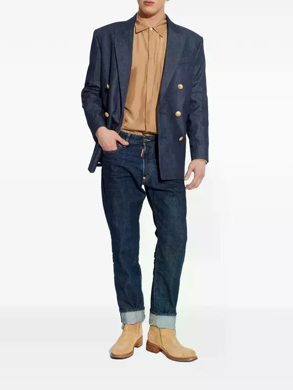 Dsquared2 Tomboy Cuffed-hem Jeans - Blue